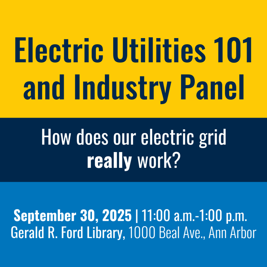 Electric Utilities 101 & Industry Panel, September 30, 2025 – Institute for Energy Solutions